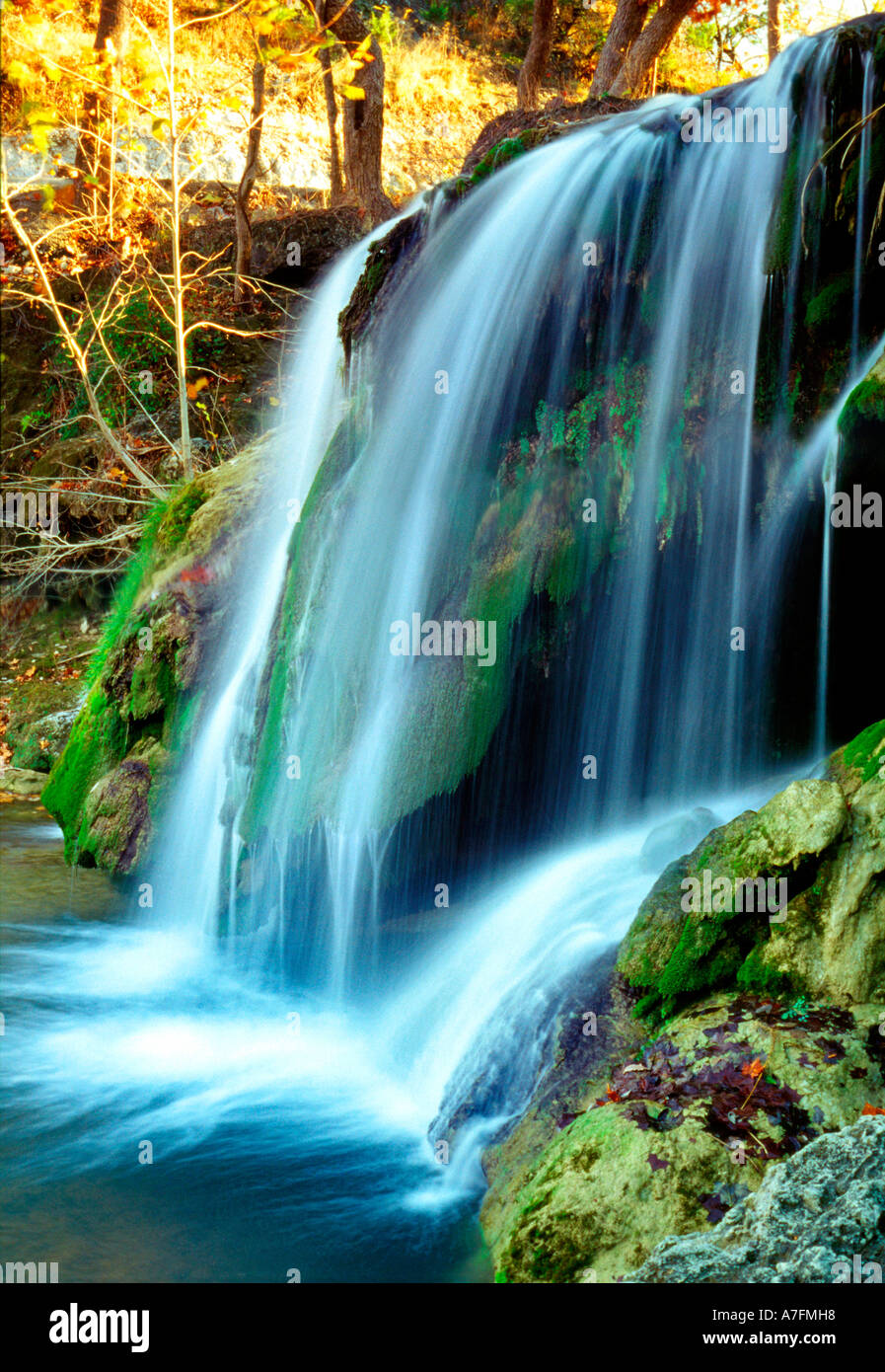 Beautiful and intimate Price's Falls waterfall nestled within the ...