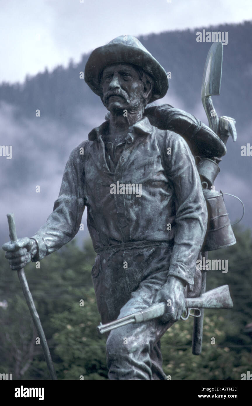 Sitka alaska prospector statue hi-res stock photography and images - Alamy