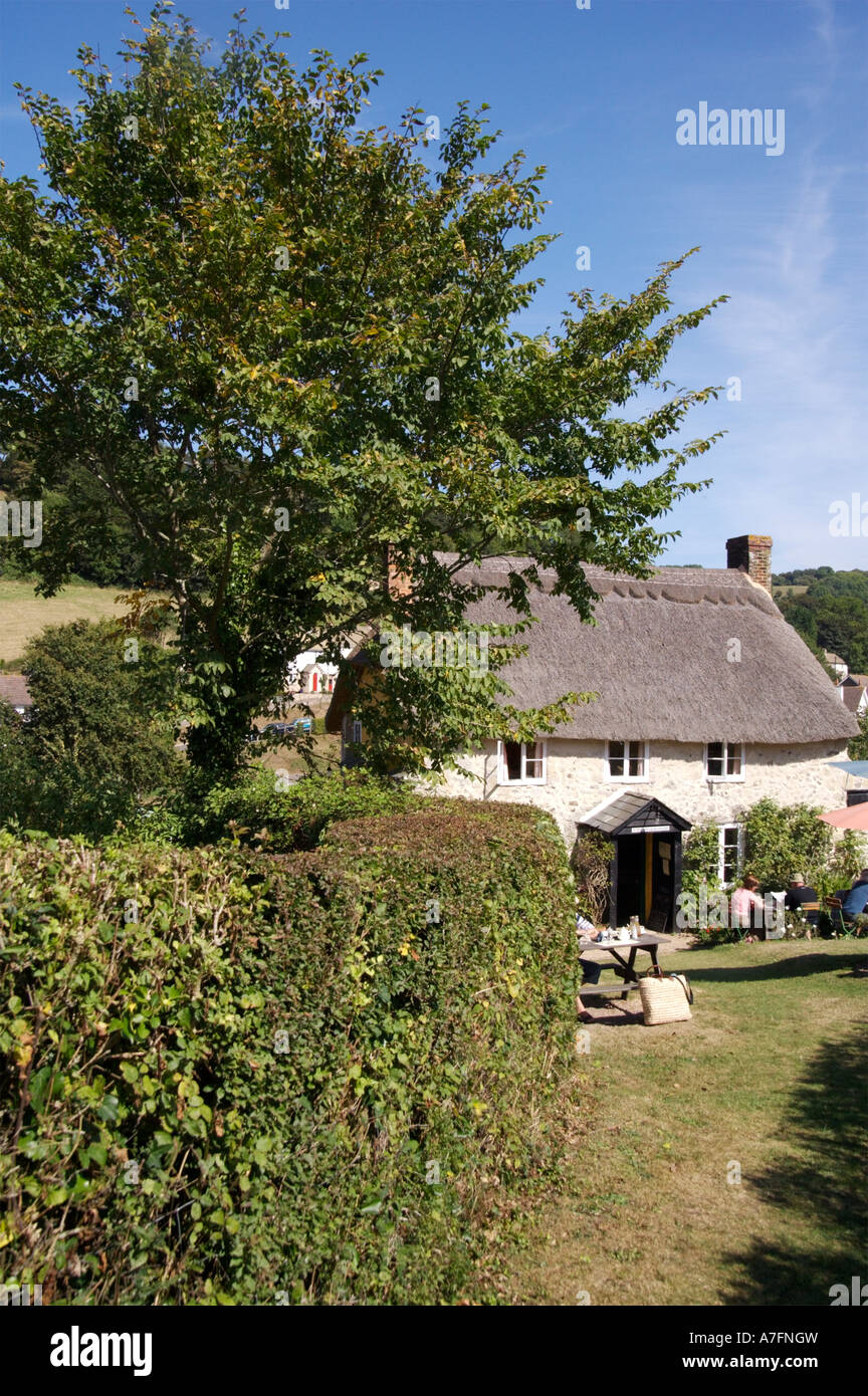 branscombe village devon Stock Photo - Alamy