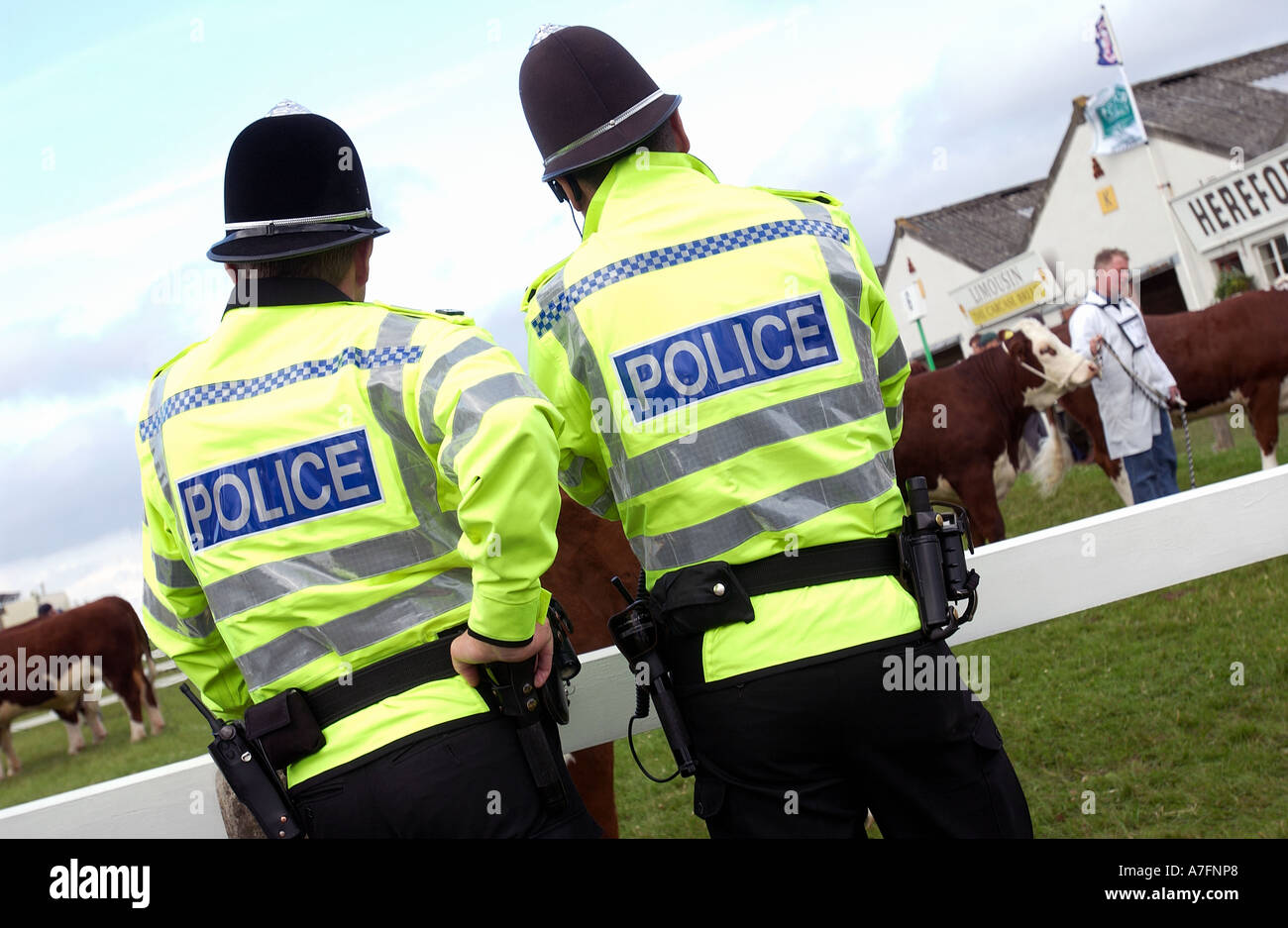 Two policemen (1 Stock Photo - Alamy