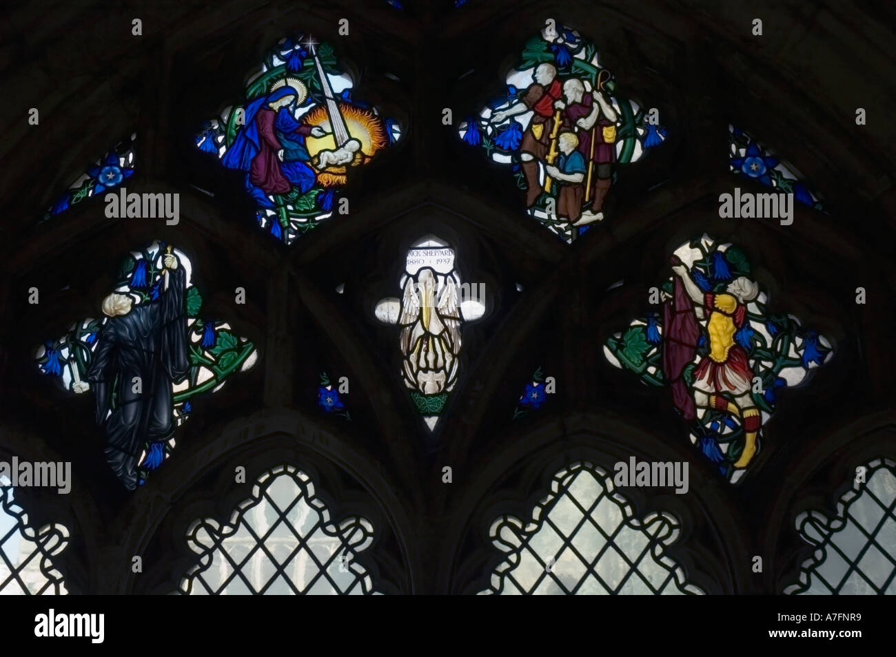 Diamond shaped windows hi-res stock photography and images - Alamy