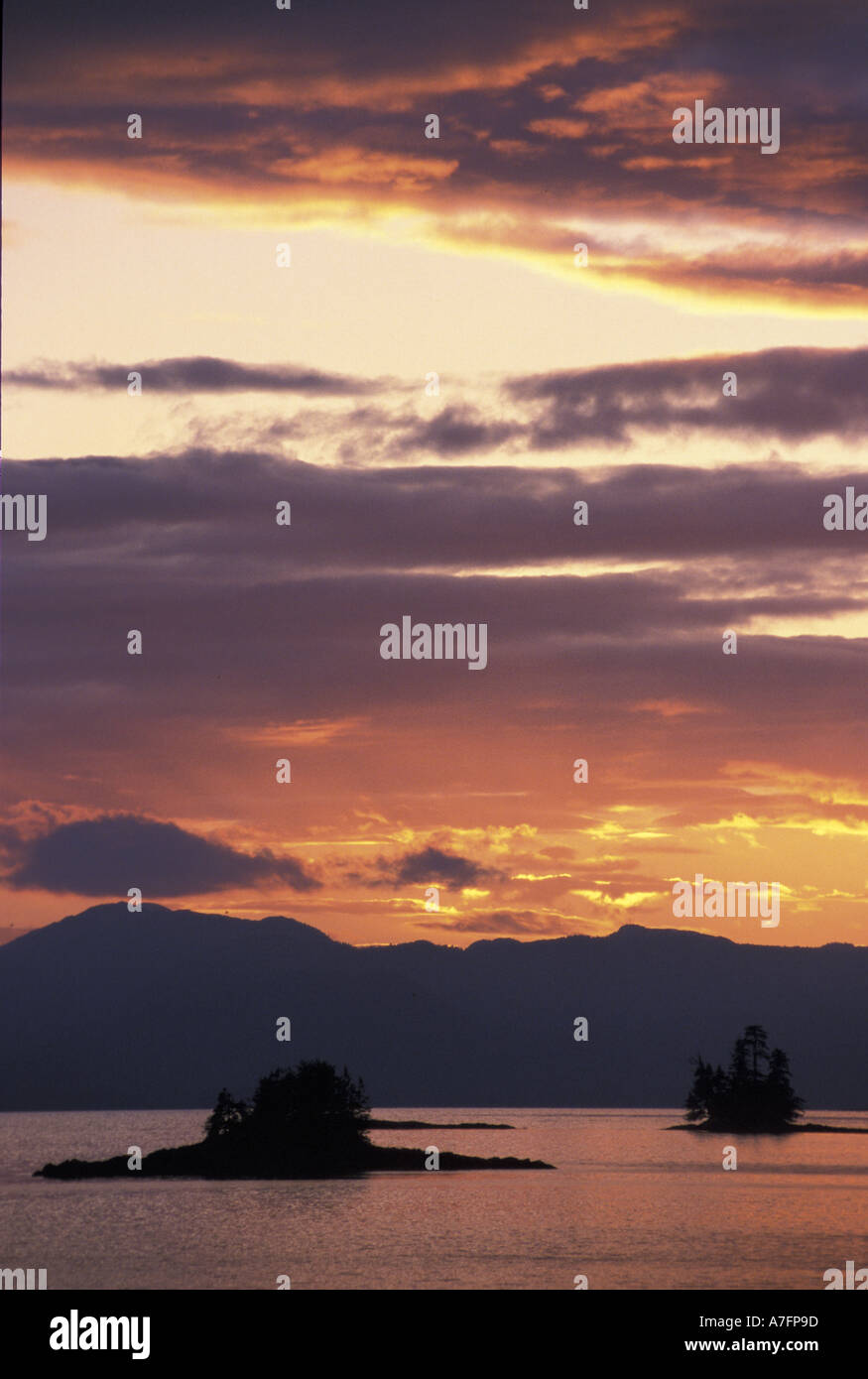U.S.A., Alaska, Inside Passage, Tongass Narrows, Ward Cove, near ...