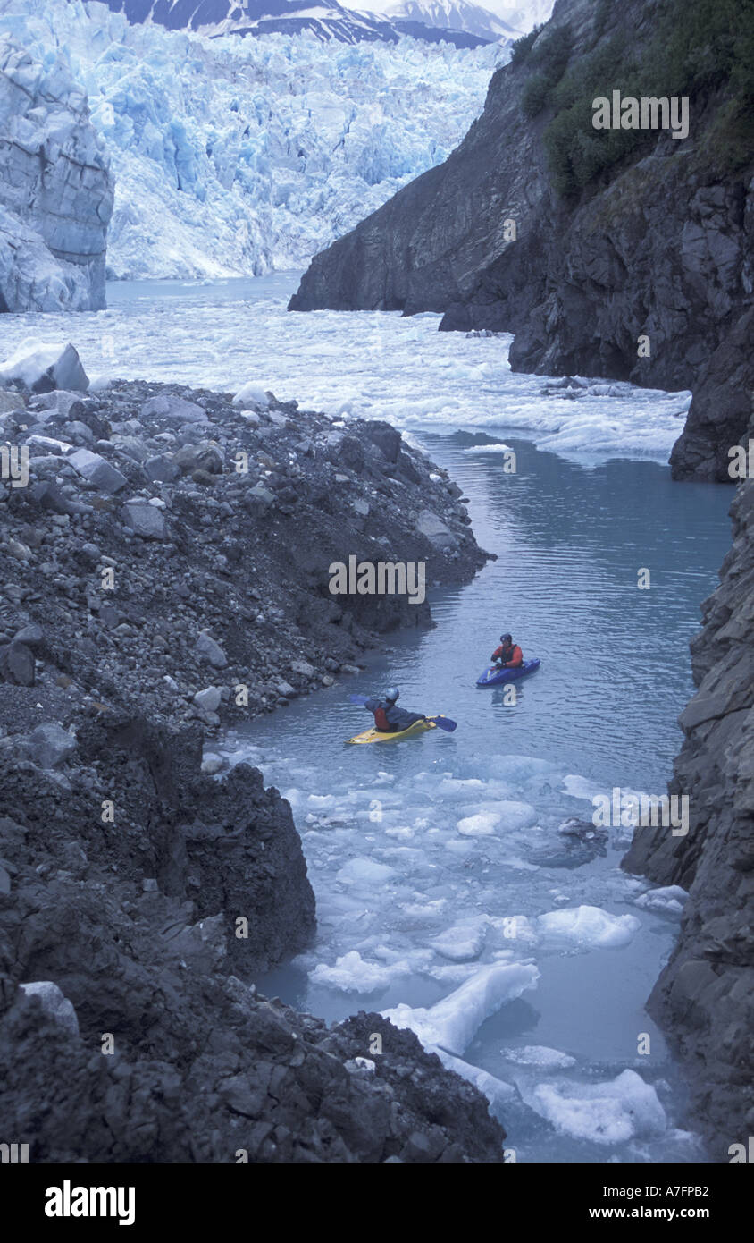 USA, Alaska, Russell Fjord Wilderness, Russell River, Ehren and ...