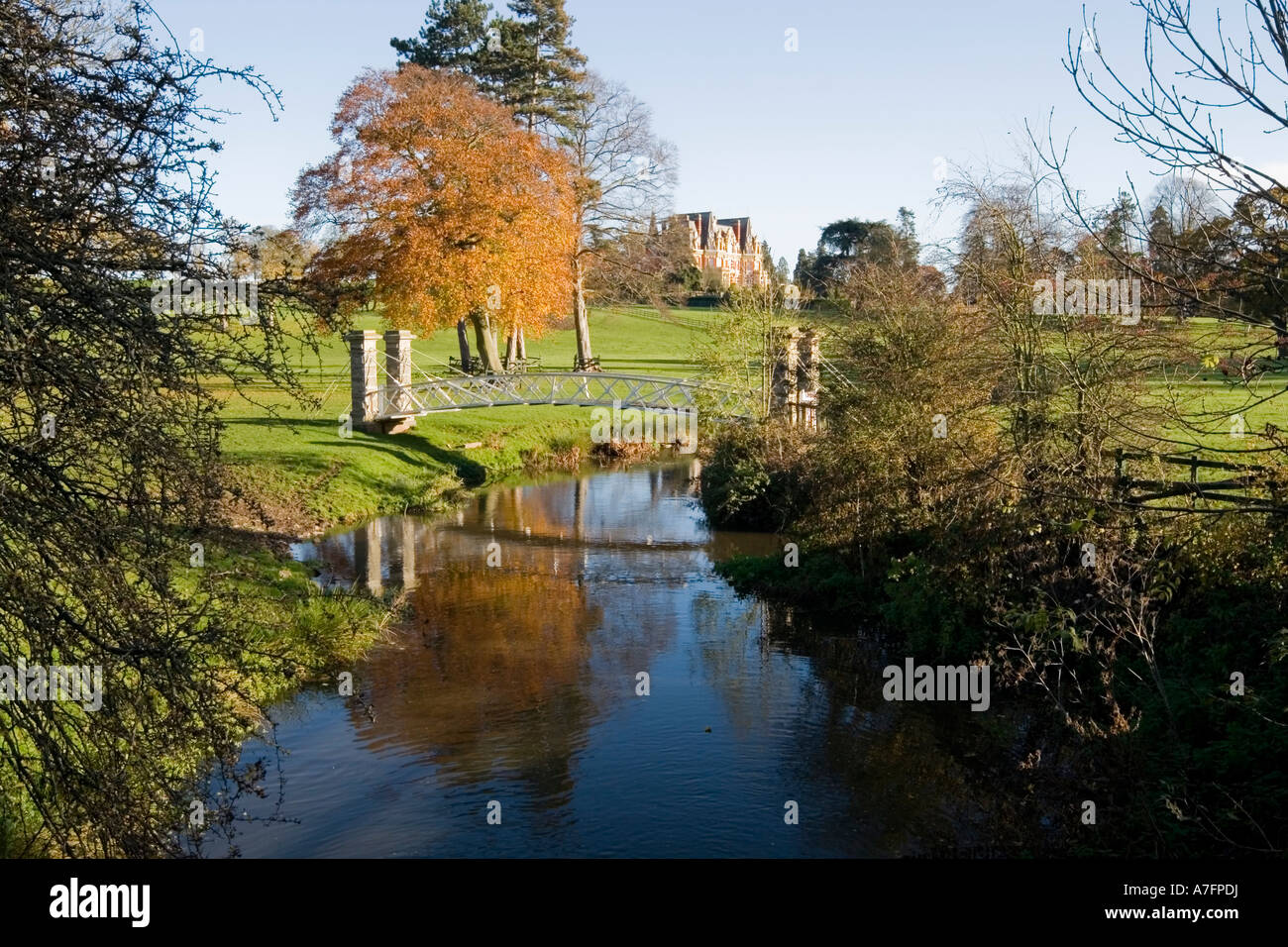 grounds of chateau impney Stock Photo - Alamy