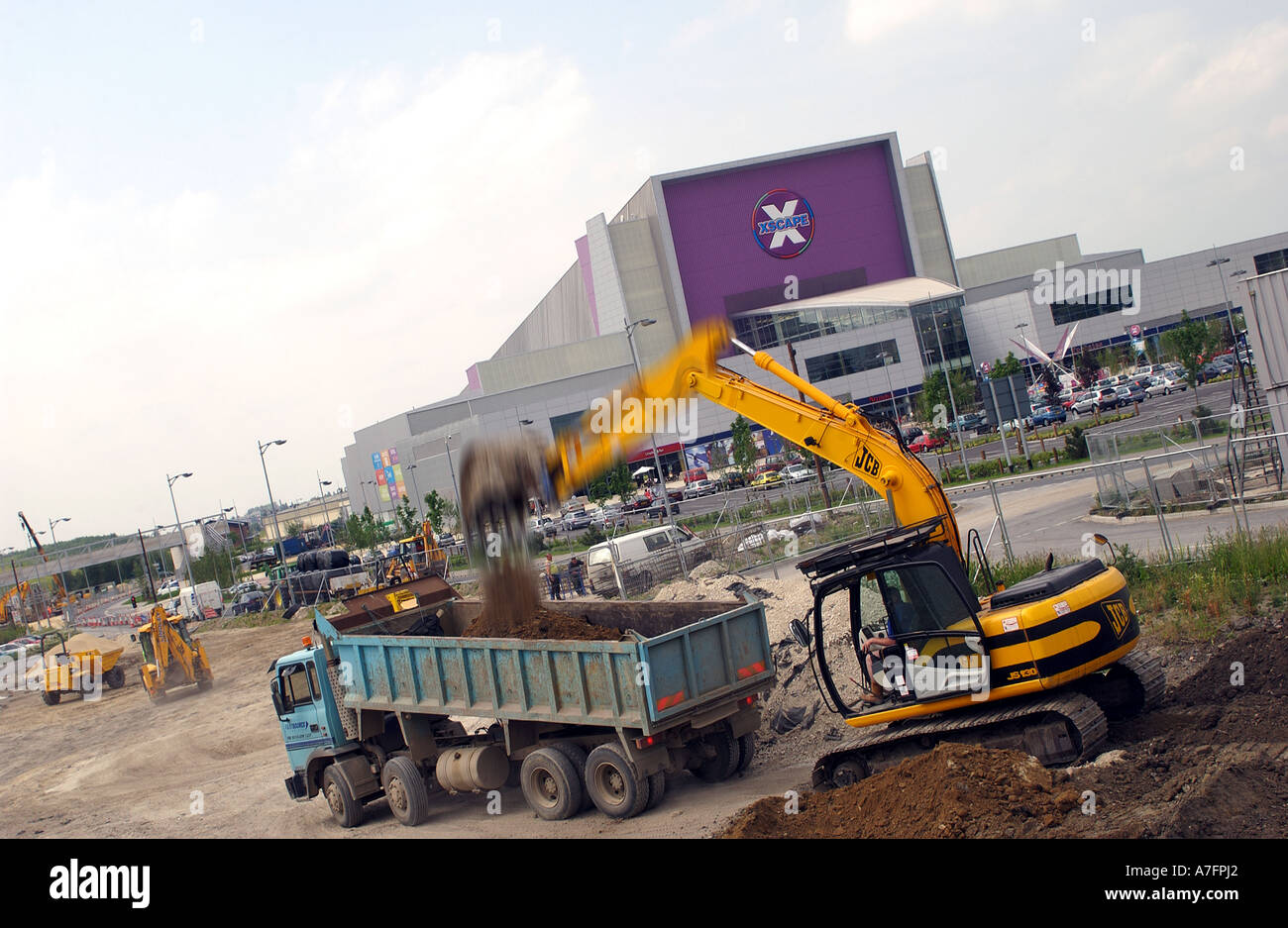 General view of construction site (5 Stock Photo - Alamy