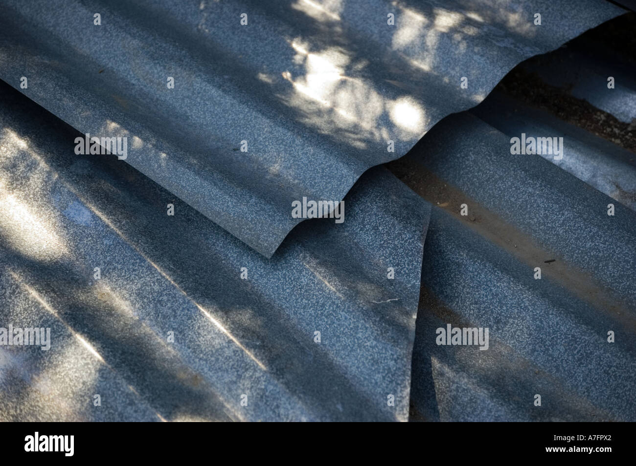 Metal roof pieces Stock Photo - Alamy