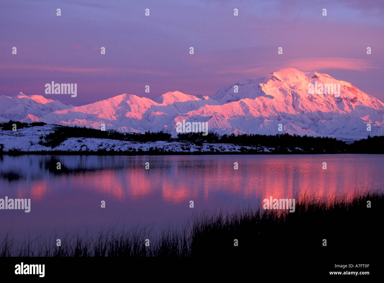 Alpenglow in alaska hi-res stock photography and images - Alamy