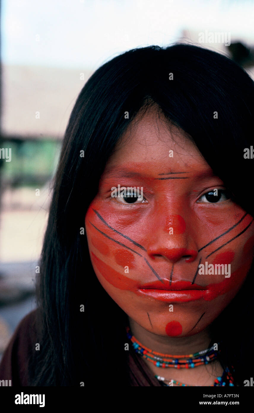 Amazonian tribal girl hi-res stock photography and images - Alamy