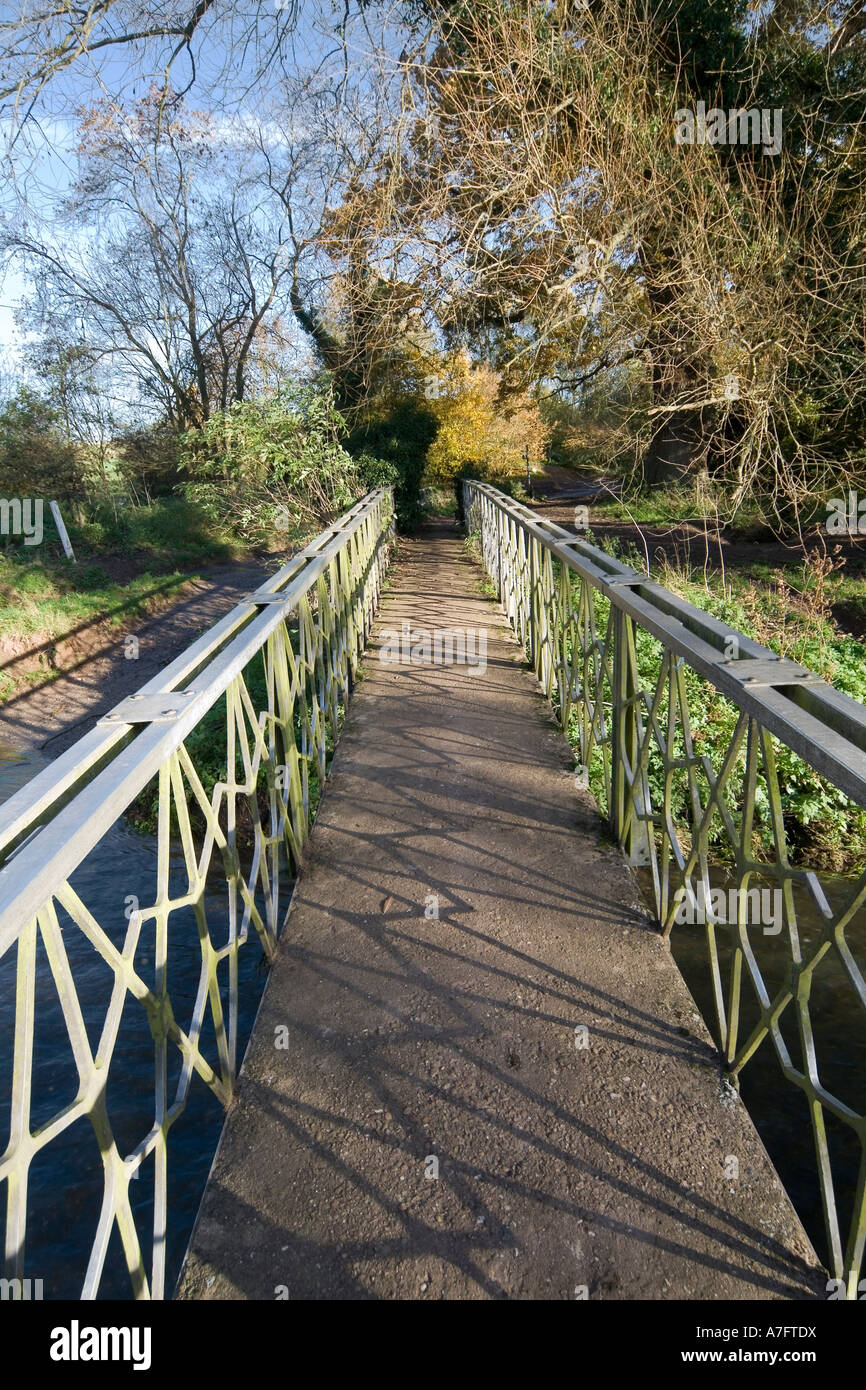 bridge across river arrow worcestershire midlands england uk Stock ...
