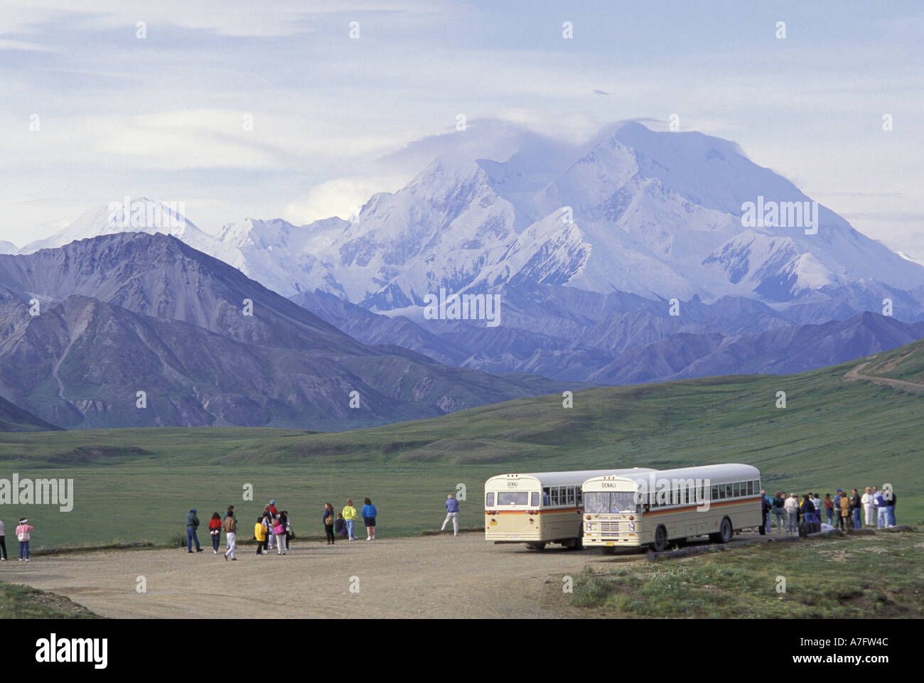 Tourists from denali park bus hi-res stock photography and images - Alamy