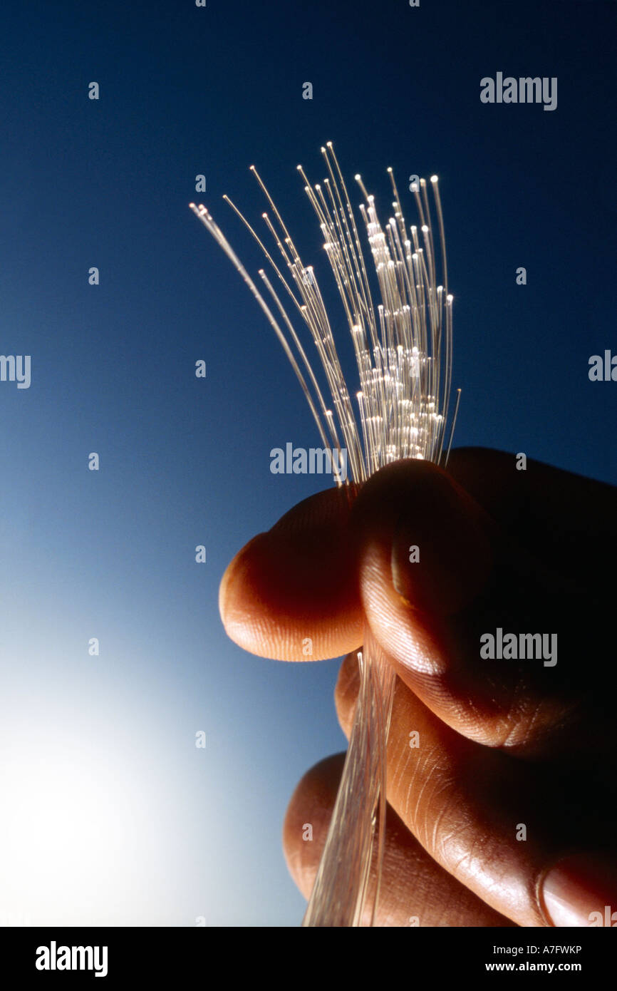 Fiber Optic vertical Stock Photo - Alamy