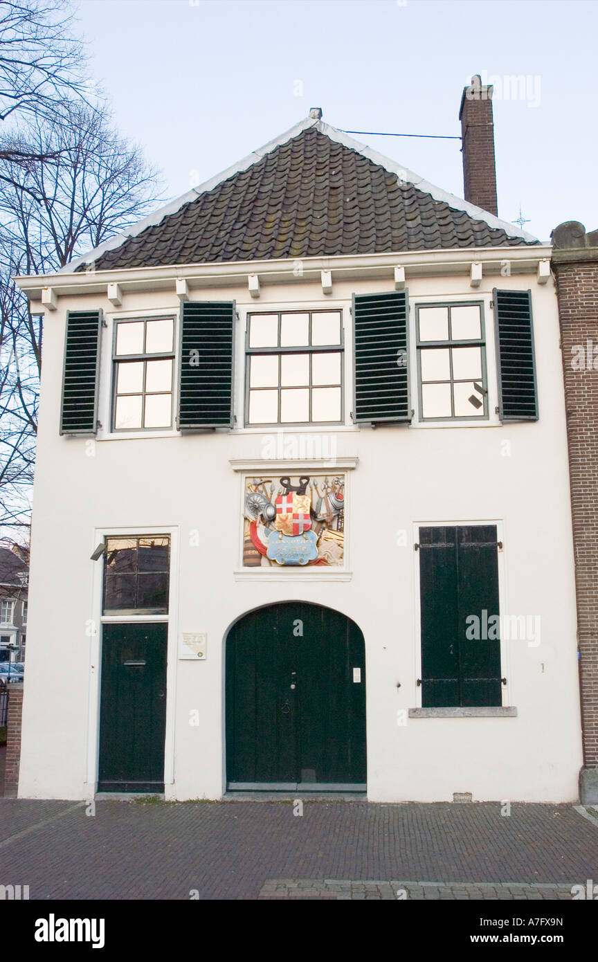 white building of Utrecht University Department of Law on Janskerkhof ...