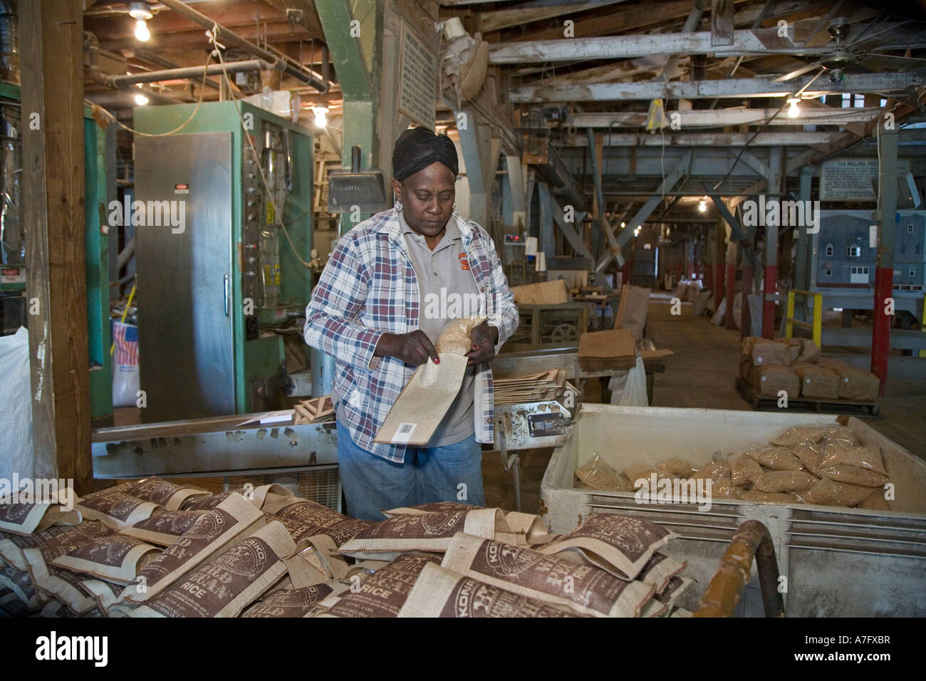 Conrad Rice Mill Stock Photo - Alamy
