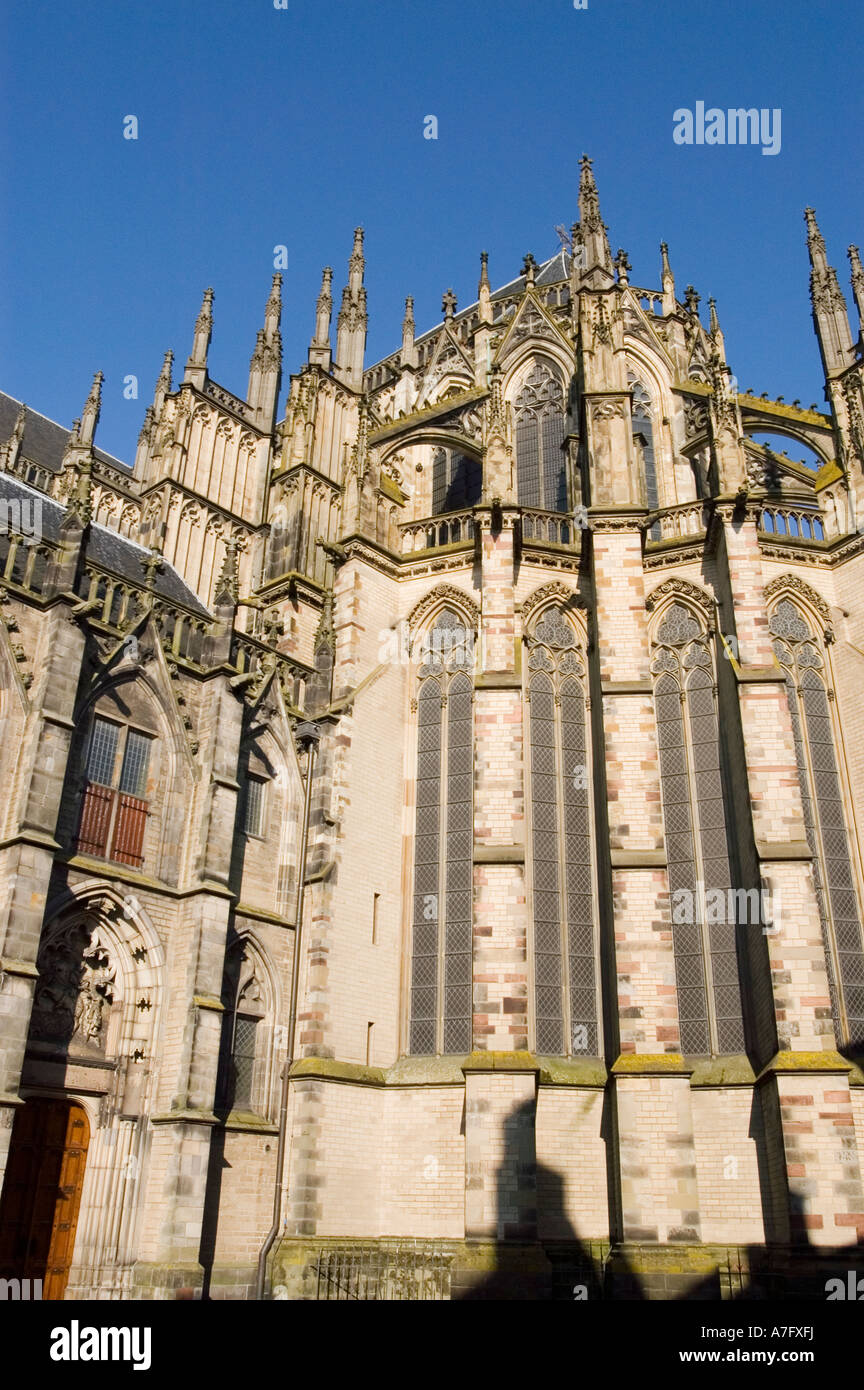 Domkerk or Dome Church with blue sky background Utrecht Holland Stock ...