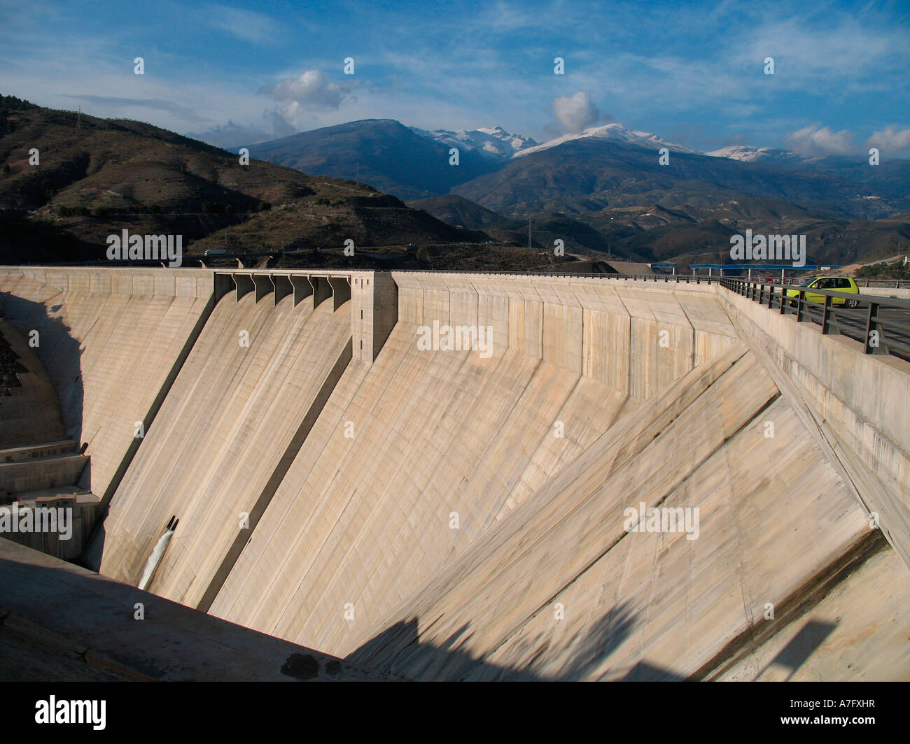 Newly constructed dam Andalucia Spain Stock Photo - Alamy