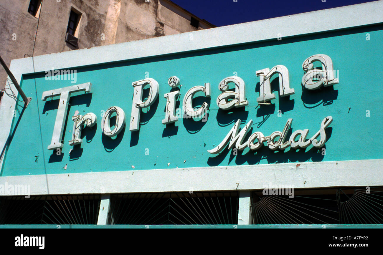 Tropicana neon sign hi-res stock photography and images - Alamy