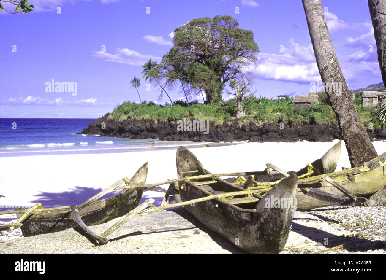 Beach Grand Comore Stock Photo - Alamy