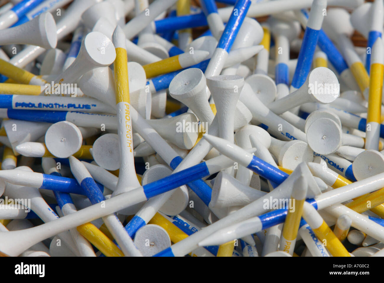 Pile of golf tees Stock Photo - Alamy