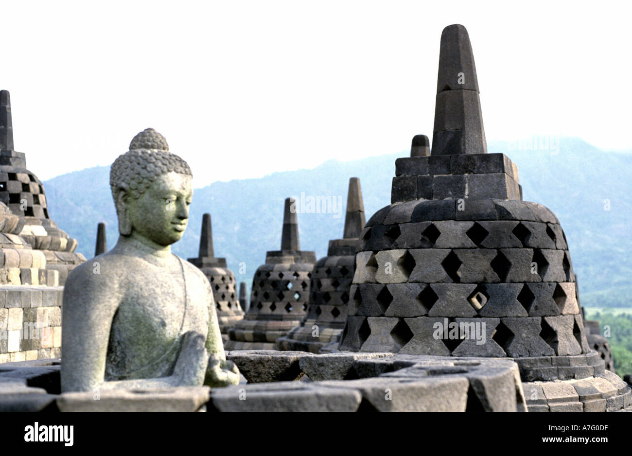 Borobodur, indonesia buddhist hi-res stock photography and images - Alamy