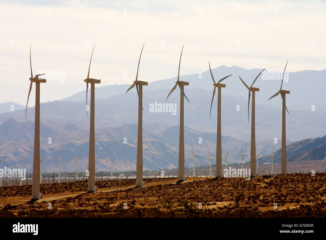 California wind turbine worker hi-res stock photography and images - Alamy