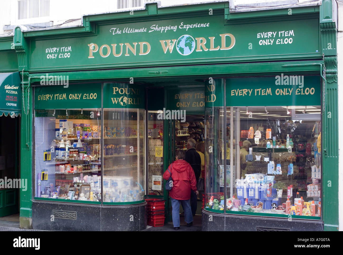 POUND WORLD STORE ST-PETER PORT GUERNSEY CHANNEL ISLANDS GREAT-BRITAIN ...