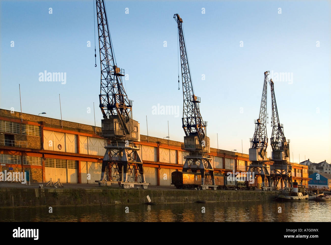 The M Shed, Bristol City Docks, before development Stock Photo - Alamy