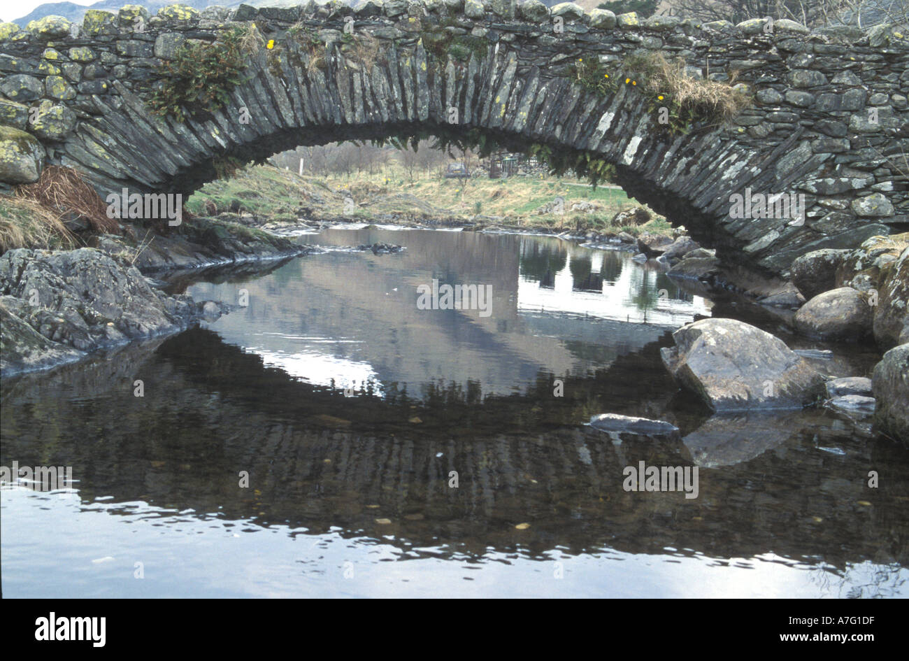 watendlath bridge in the lake district, cumbria, uk Stock Photo - Alamy