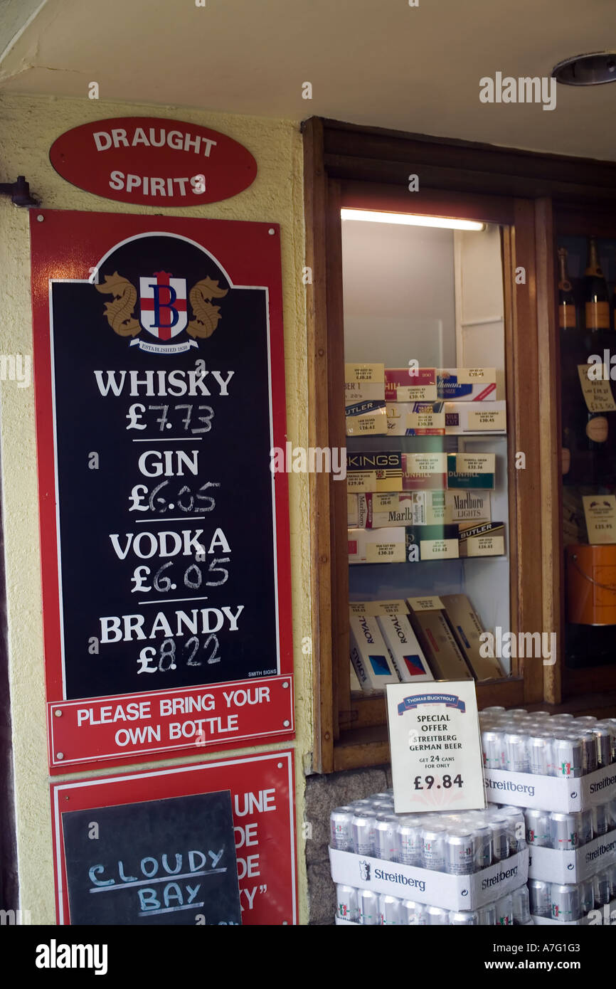 SPIRITS AND BEER SHOP ST-PETER PORT GUERNSEY CHANNEL ISLANDS GREAT ...