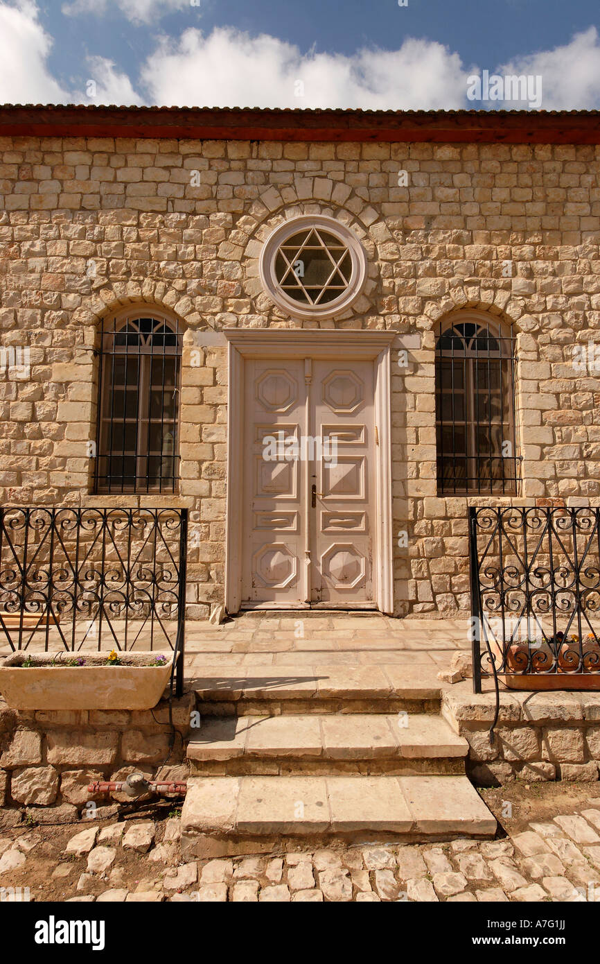 Israel the Upper Galilee The old Synagogue in Rosh Pina built in 1886 ...