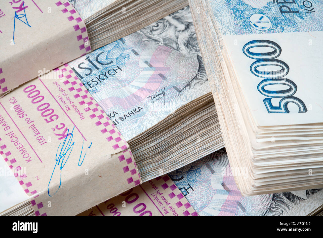Czech koruna 5000 hi-res stock photography and images - Alamy