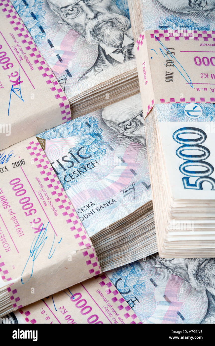 Czech koruna 5000 hi-res stock photography and images - Alamy