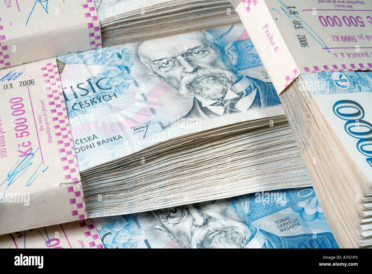 Czech koruna 5000 hi-res stock photography and images - Alamy
