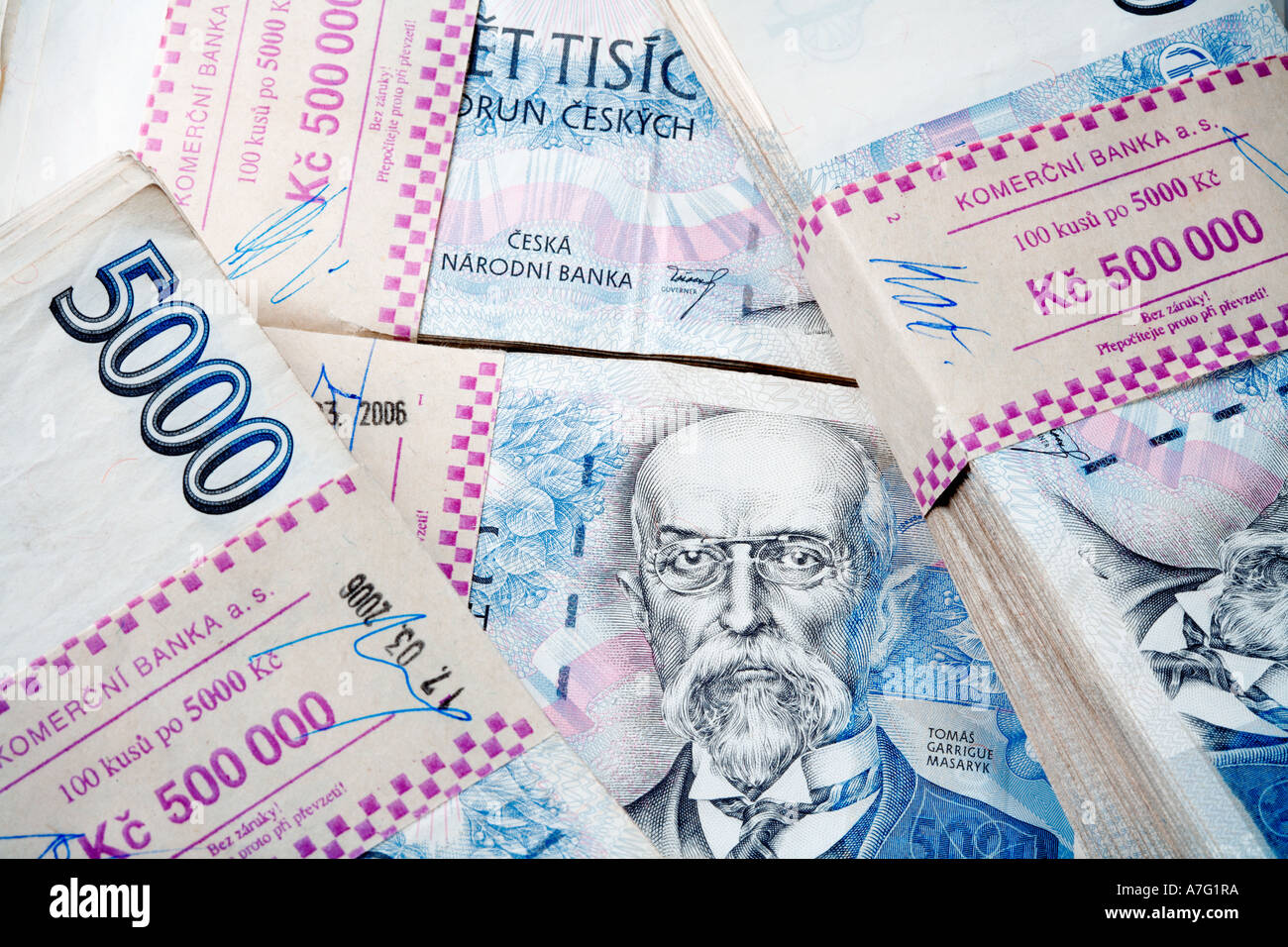 Czech koruna 5000 hi-res stock photography and images - Alamy