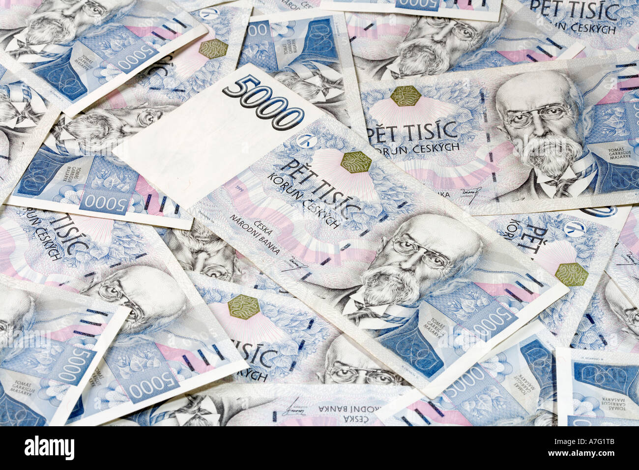 Czech koruna 5000 hi-res stock photography and images - Alamy