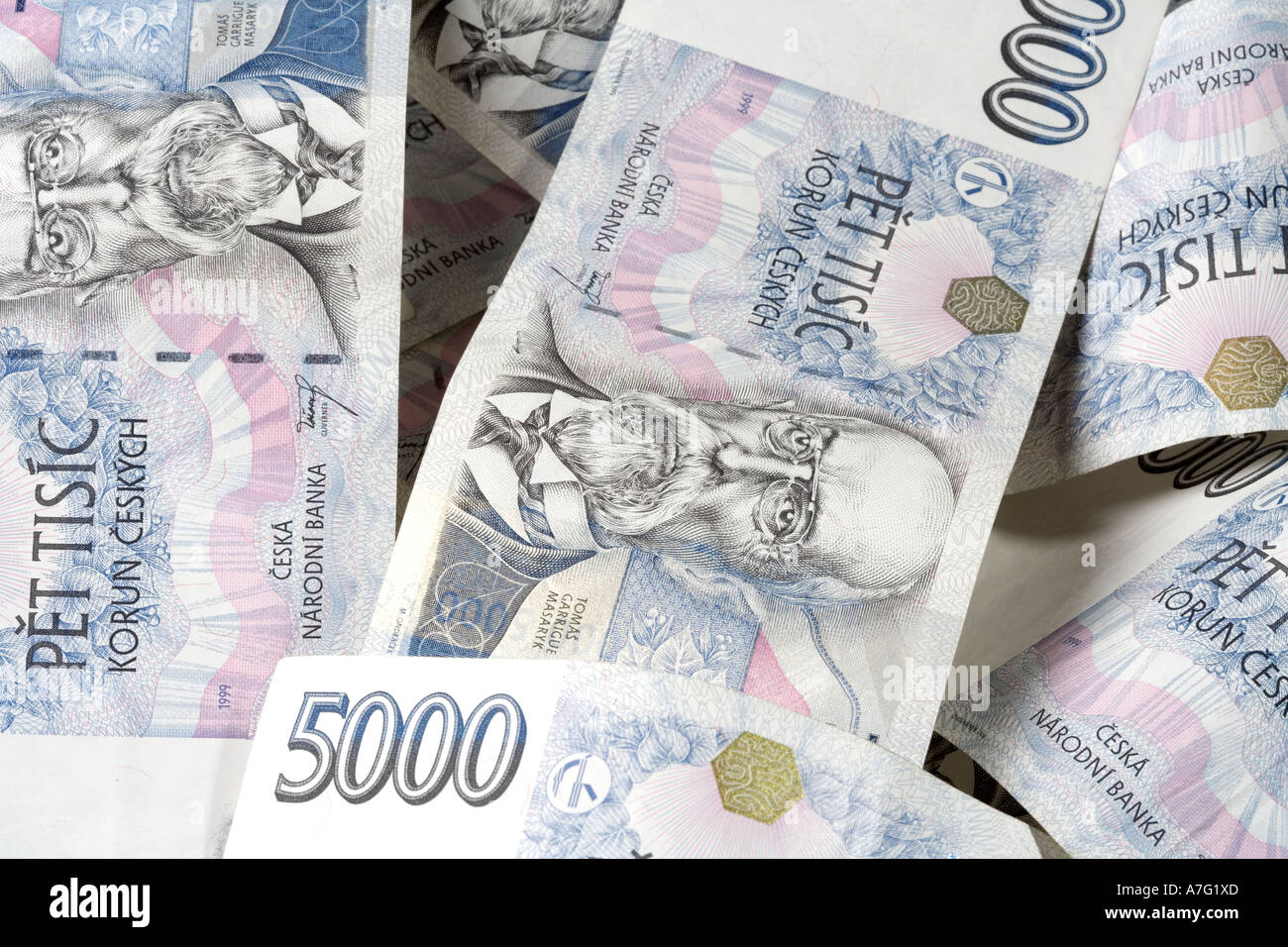Czech koruna 5000 hi-res stock photography and images - Alamy