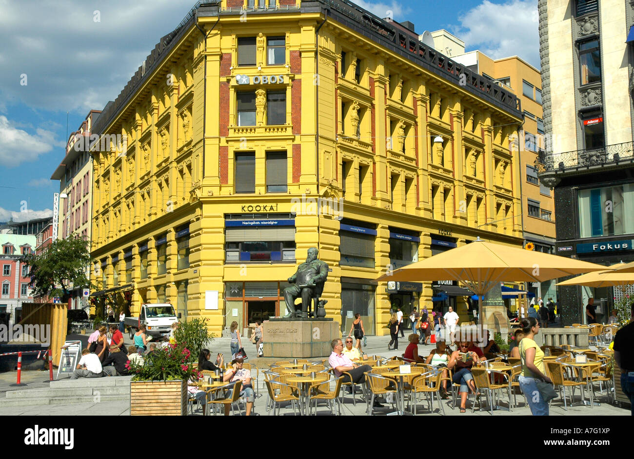 Oslo Street scene, Norway Stock Photo - Alamy