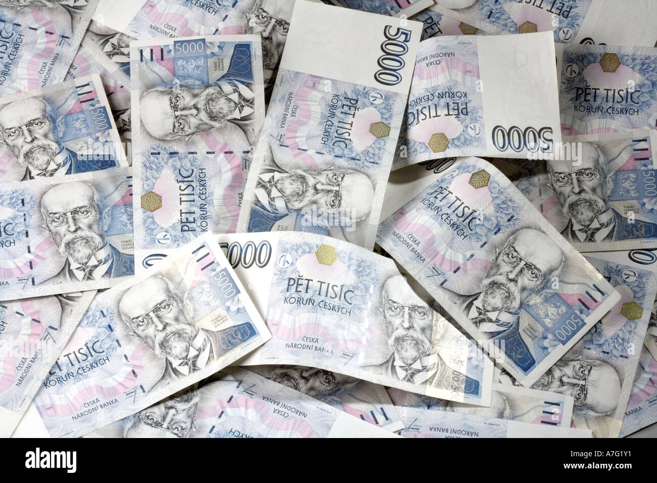 Czech koruna 5000 hi-res stock photography and images - Alamy