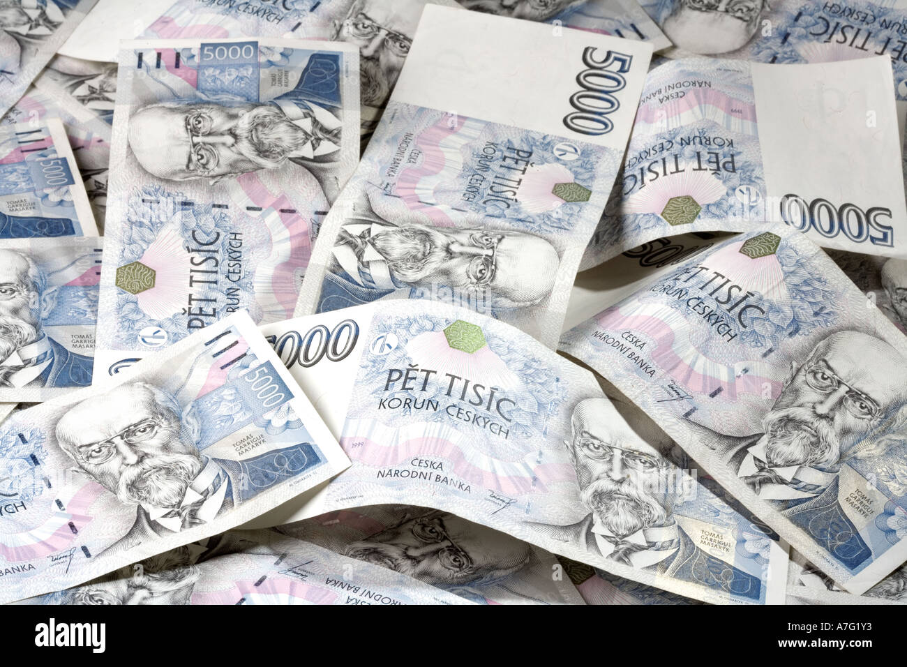 Czech koruna 5000 hi-res stock photography and images - Alamy