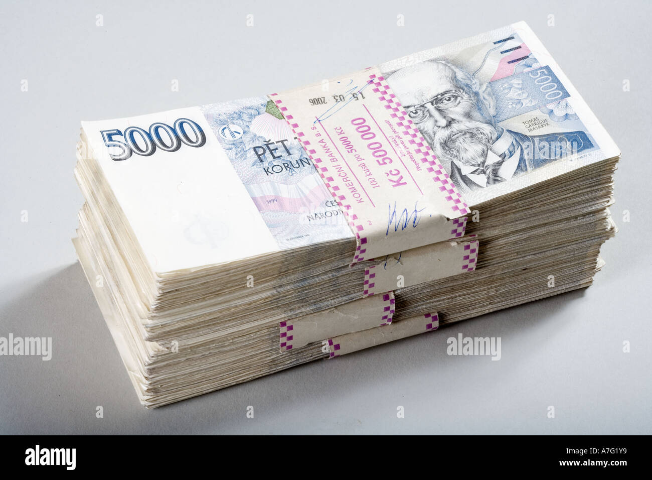 Czech koruna 5000 hi-res stock photography and images - Alamy