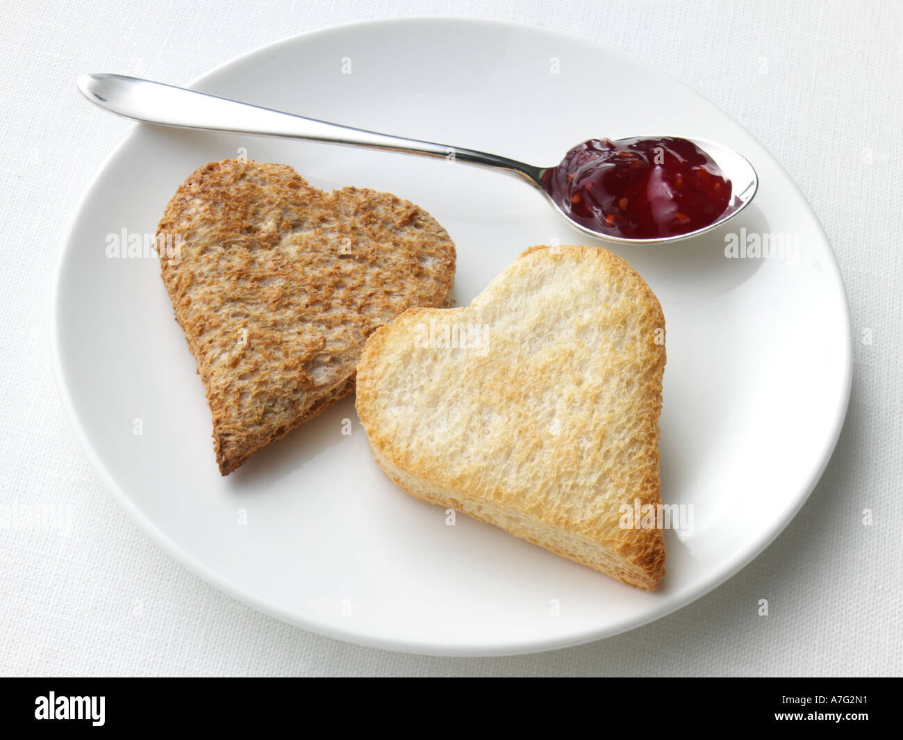Heart shaped toast hi-res stock photography and images - Alamy