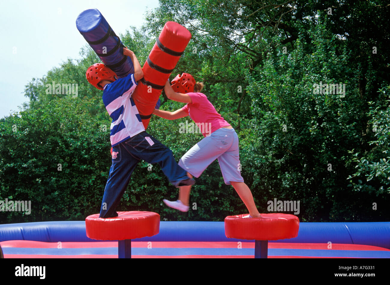 Children Playing combat game Stock Photo - Alamy
