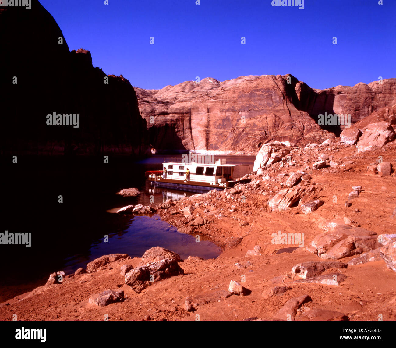 Iceberg Canyon on Lake Powell Reservoir in Utah Stock Photo - Alamy
