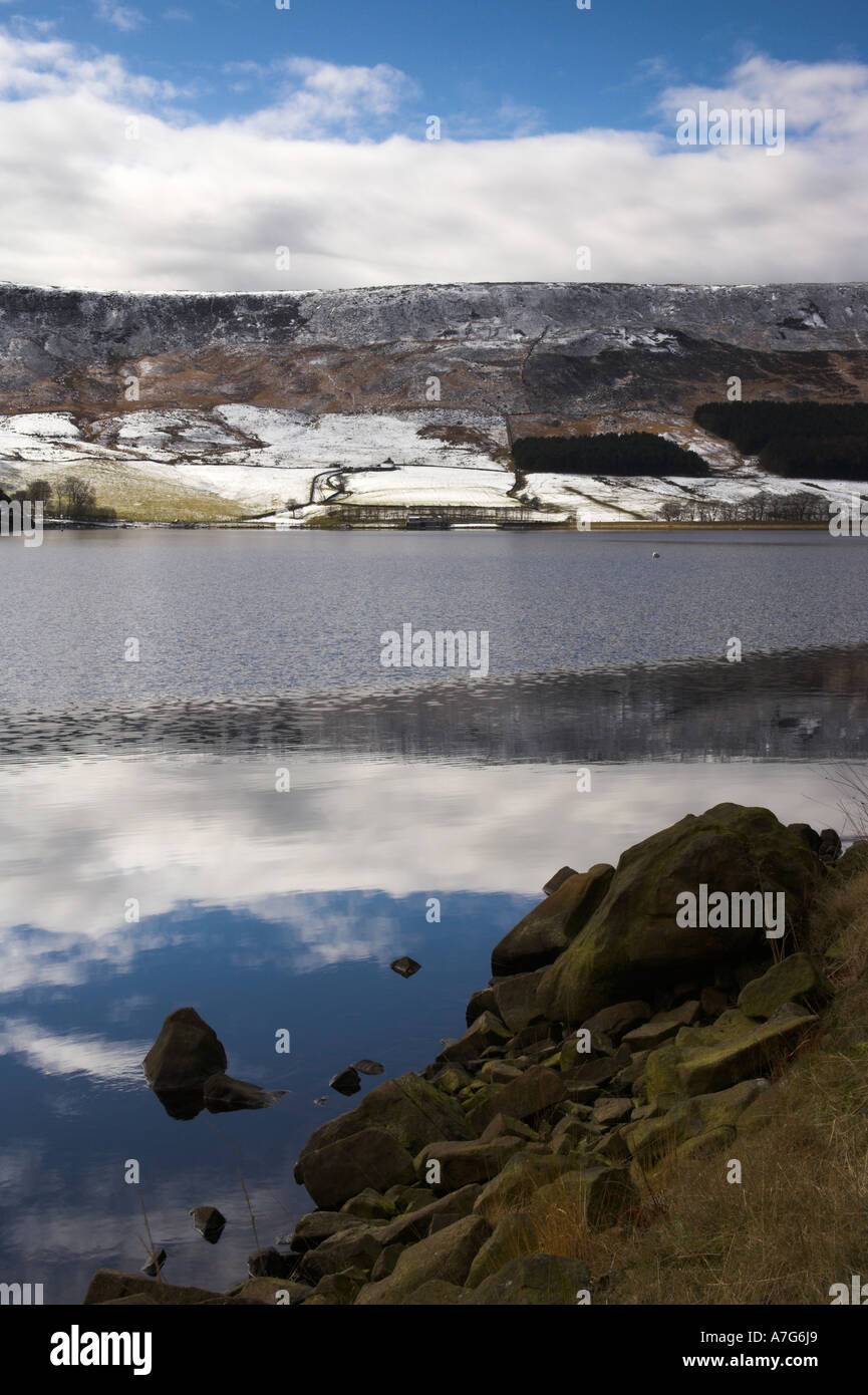 Dovestones reservoir snow hi-res stock photography and images - Alamy
