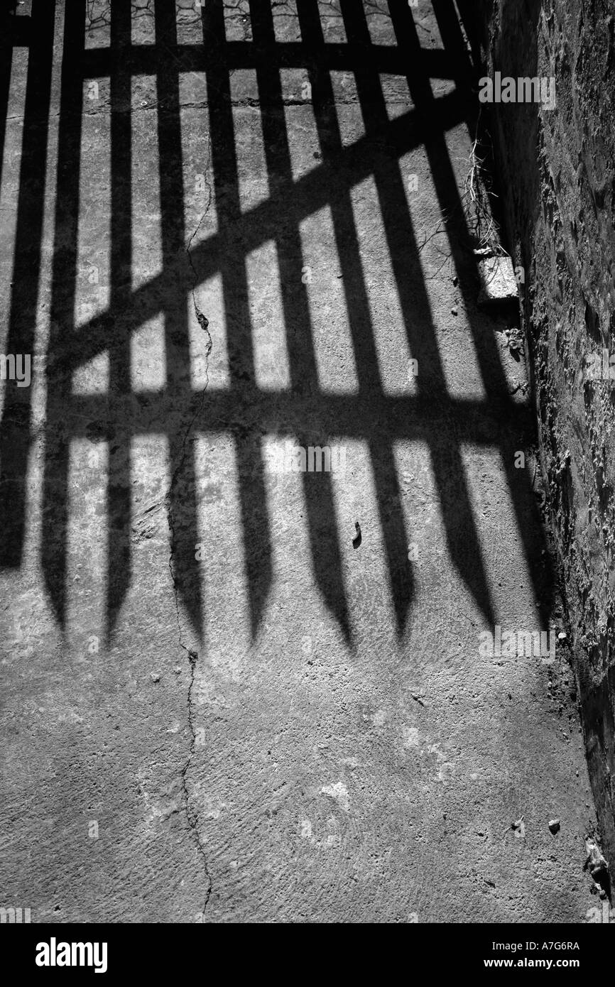 White gate Black and White Stock Photos & Images - Alamy