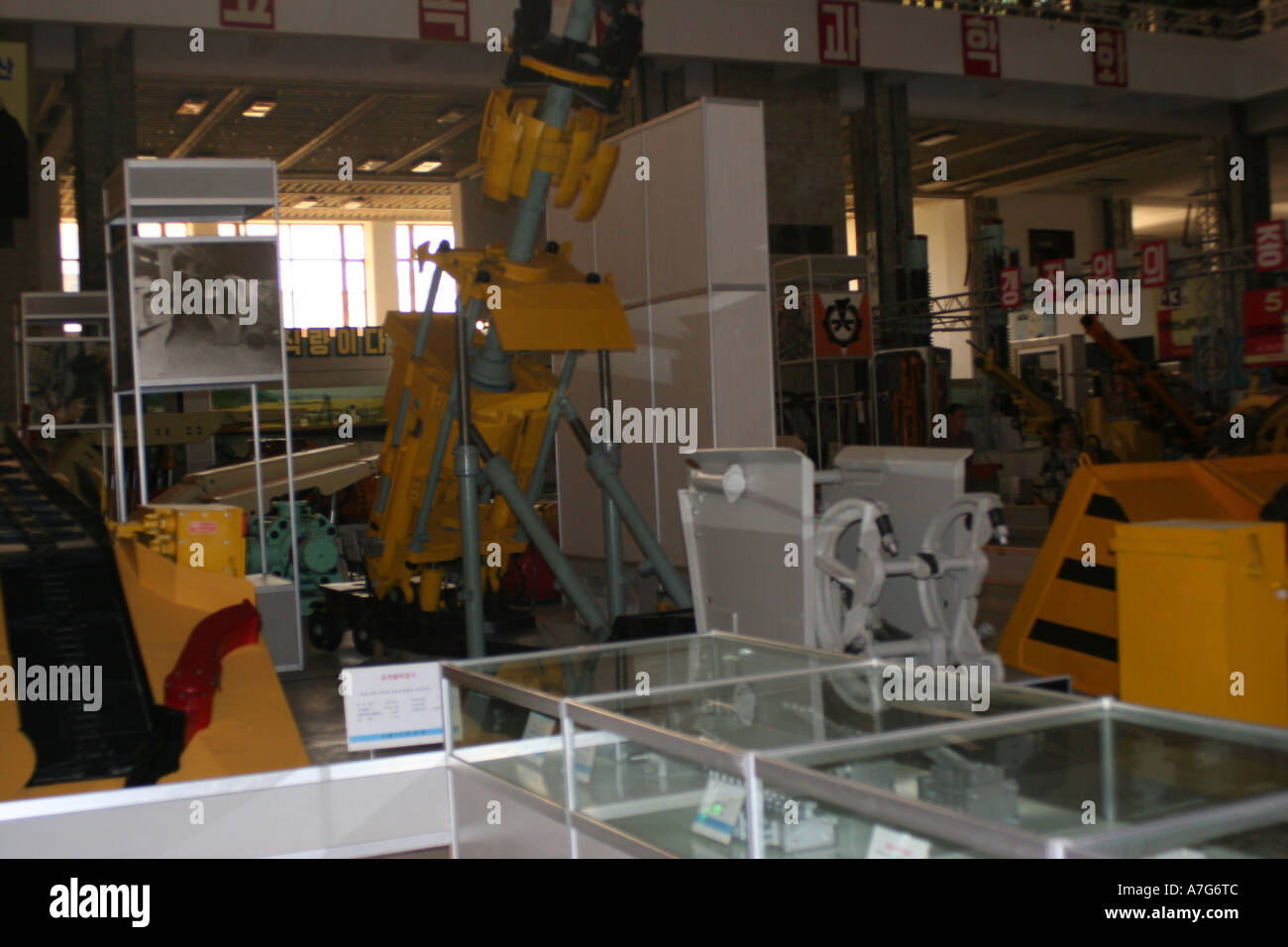 Modern mining equipment proudly on display for visitors at the Three ...