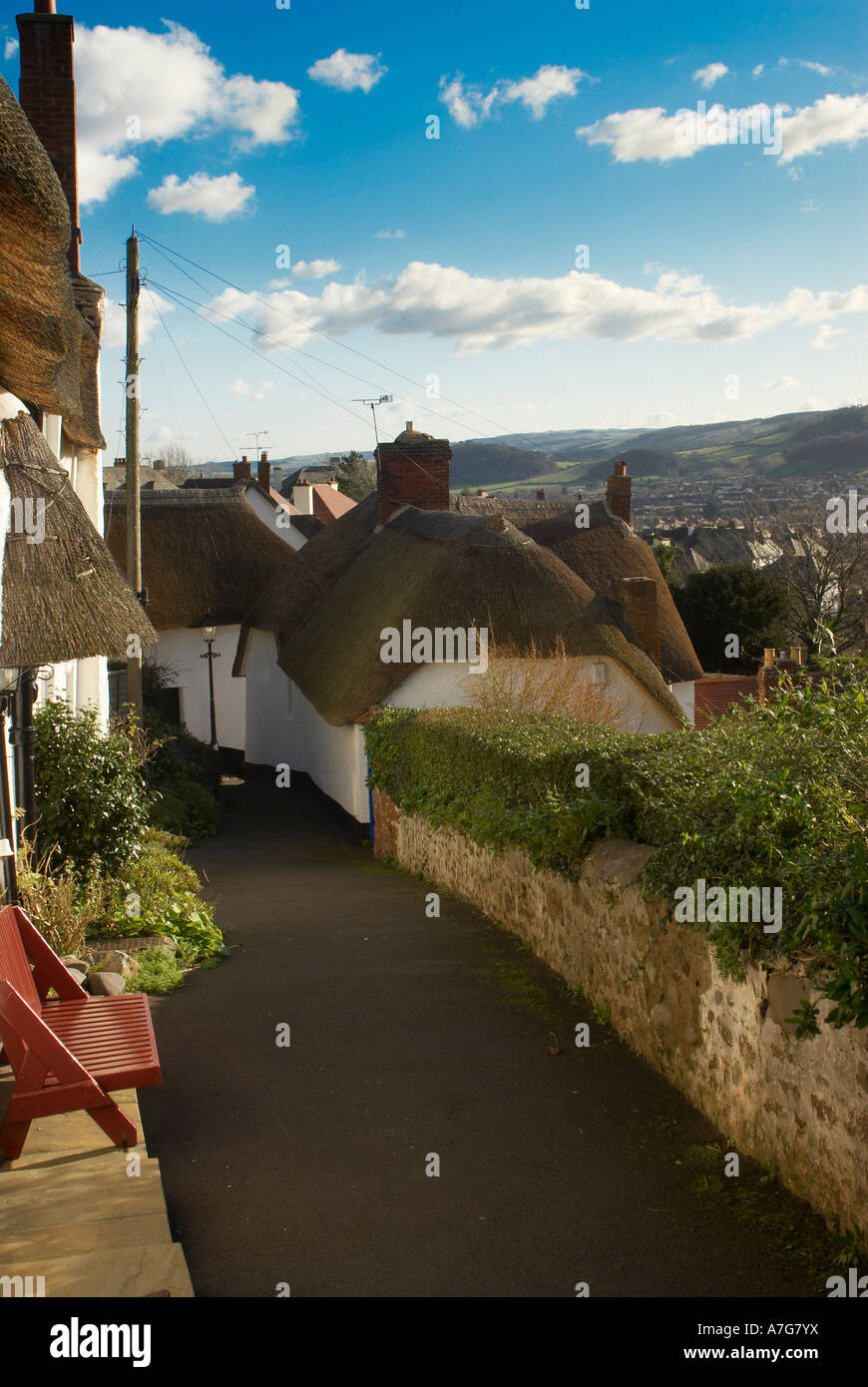 Higher Town, Minehead Stock Photo - Alamy