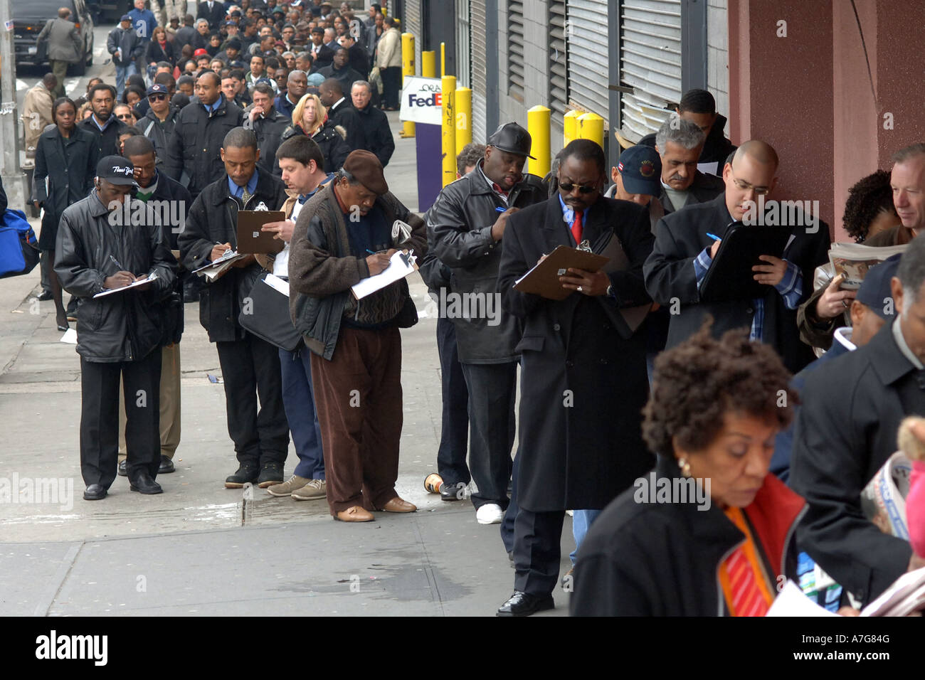 Job fair queue hi-res stock photography and images - Alamy