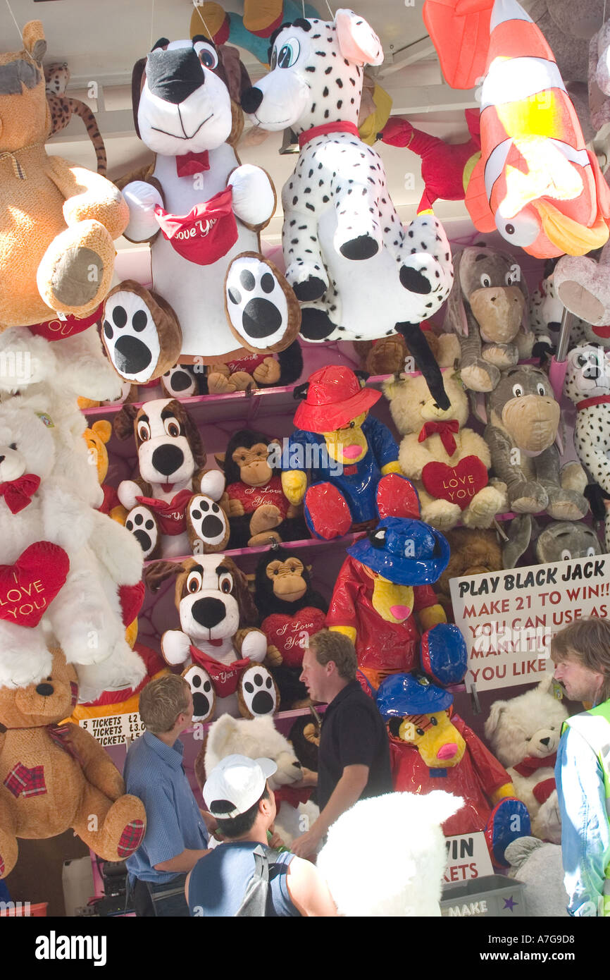 Regent Street International Festival with funfair soft toy stall Stock ...