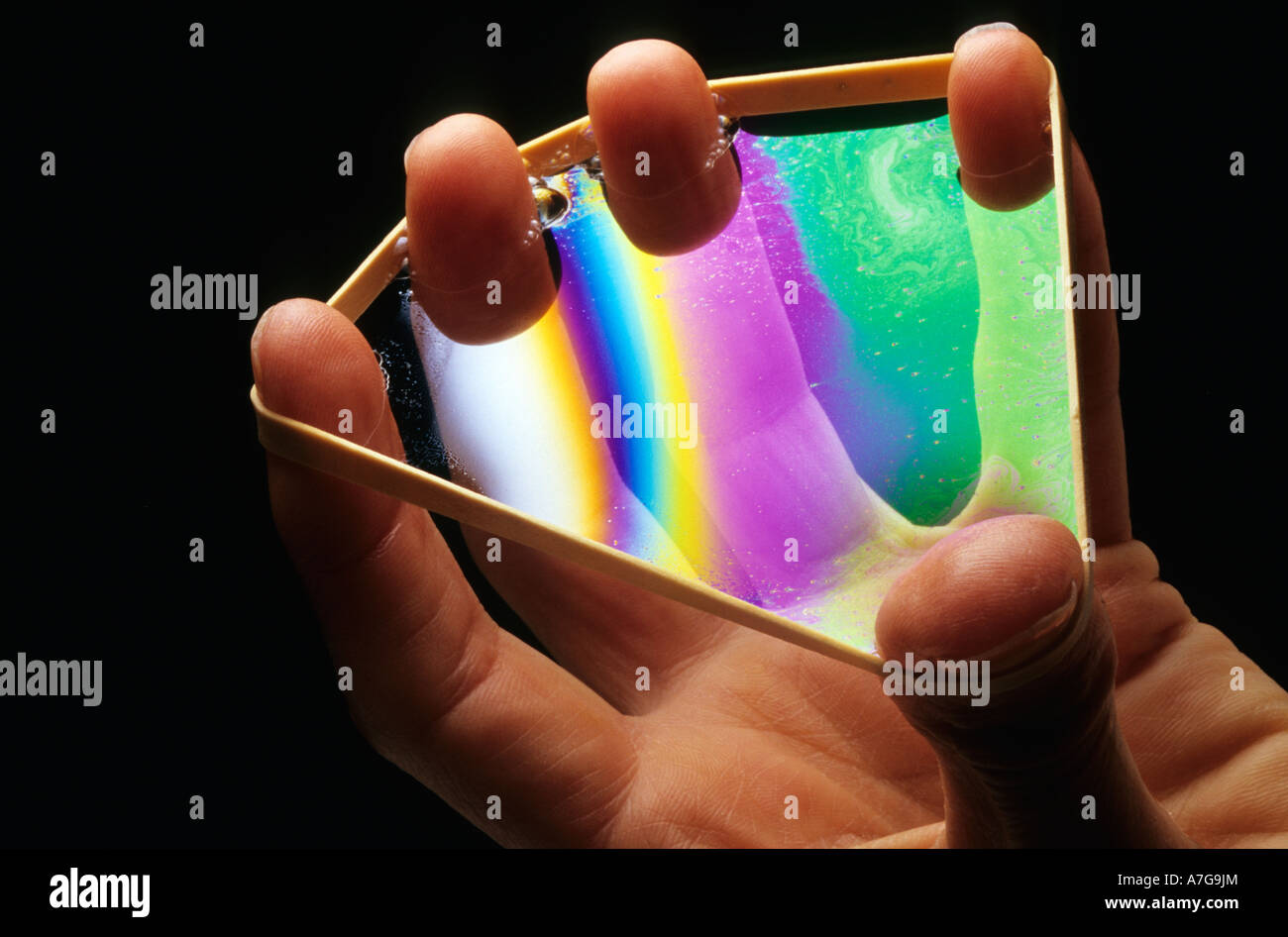 hand rainbow 1 Stock Photo - Alamy