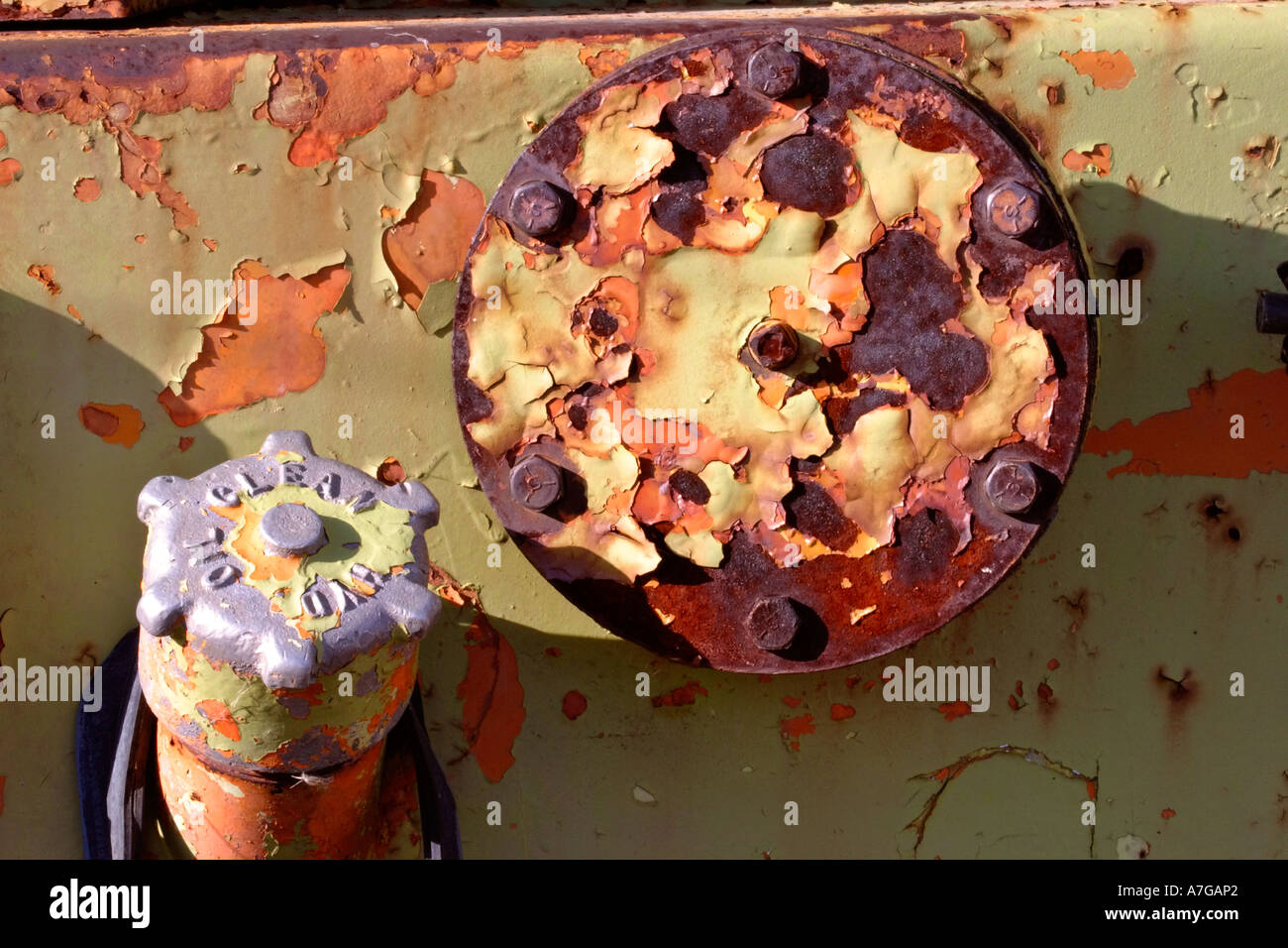 Oil on metal plate hi-res stock photography and images - Alamy